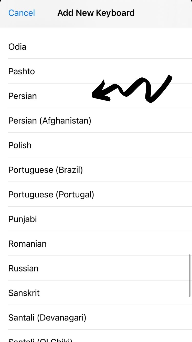 How To Type In Farsi (Persian) On iPhone And iPad - Lingalot
