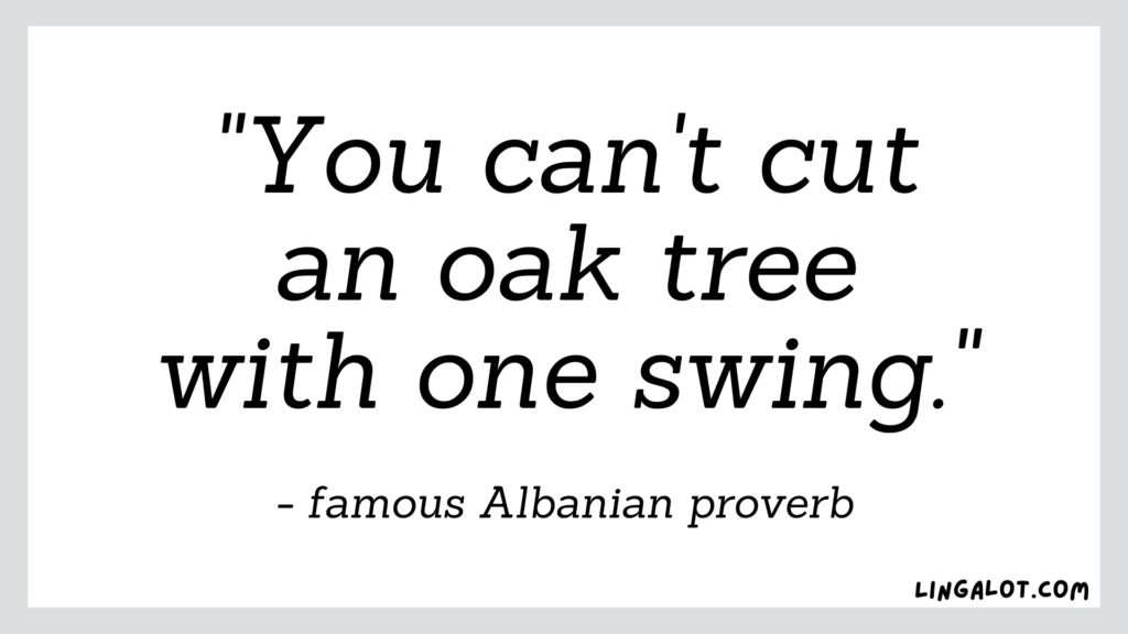 74 Albanian Quotes, Sayings & Proverbs + Meanings - Lingalot