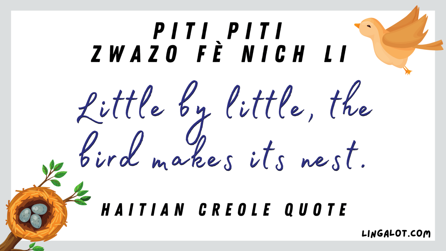 70+ Haitian Creole Quotes, Sayings & Proverbs + Their Meanings - Lingalot