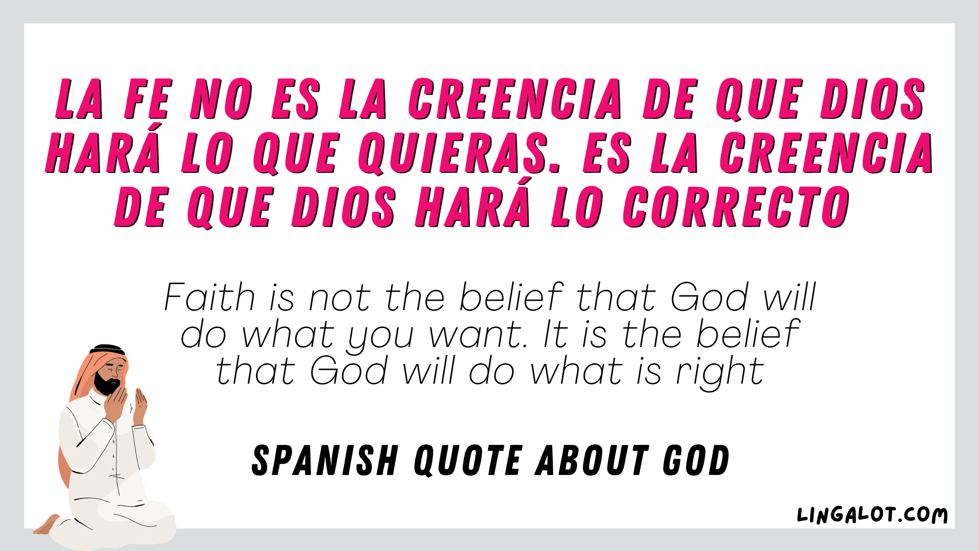 60+ Spanish Quotes About God With English Translation - Lingalot