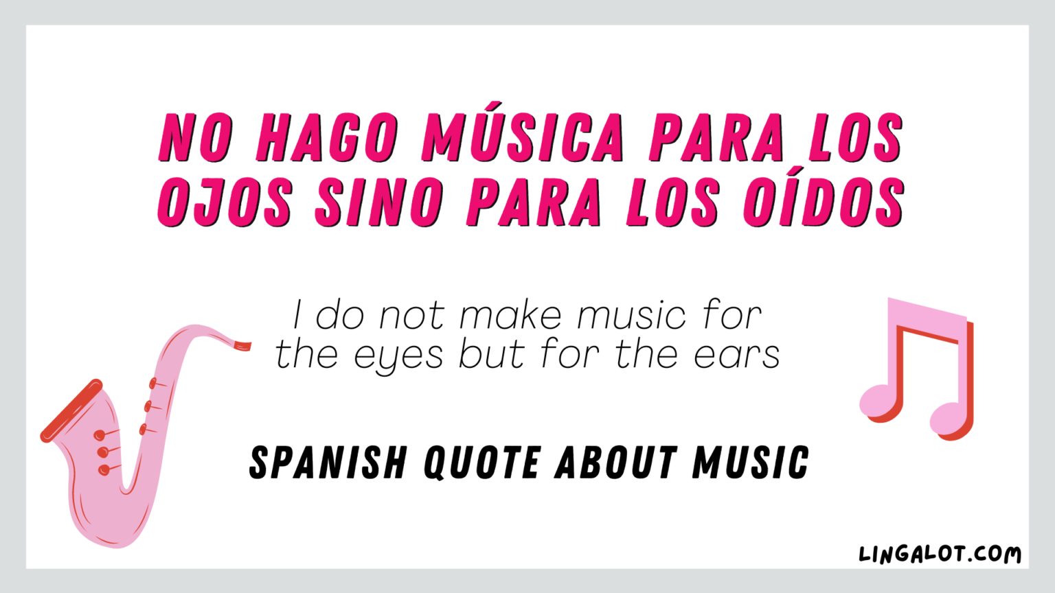 65+ Spanish Quotes About Music With English Translation - Lingalot